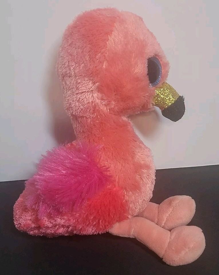 Gilda The Flamingo TY Beanie Boos Babies Plush Toy Stuffed Animal 9" | eBay