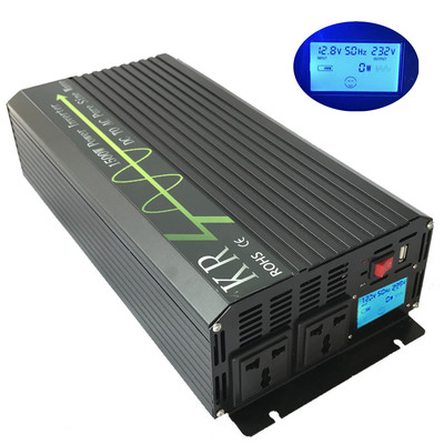 Power Inverter 1500W Peak 3000W Pure Sine Wave 12V/24V/48V to 120V/220V ...