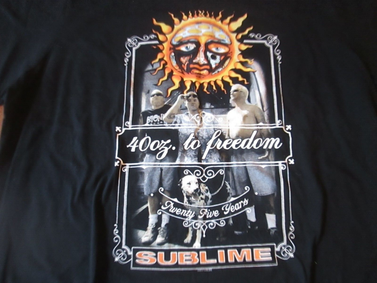 SUBLIME 40 OZ TO FREEDOM 25 YEARS ANNIVERSARY T-SHIRT… - Gem