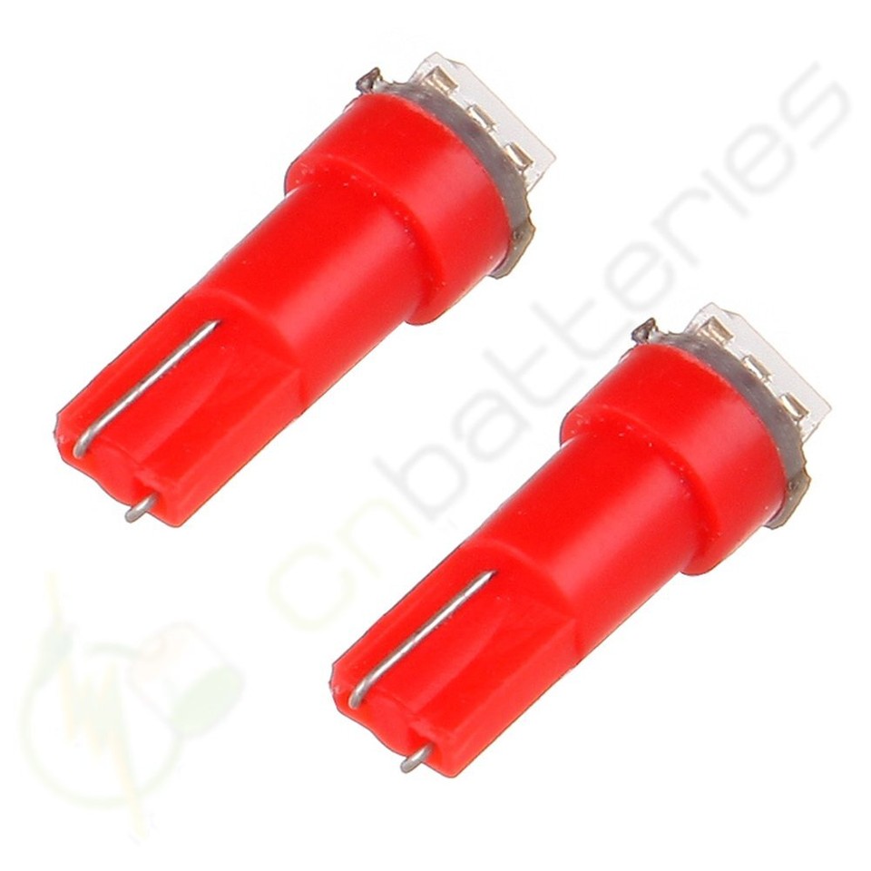 10x Pink/Purple T5 5050 1SMD Led Bulbs For Instrument Panel Light 70 73 ...