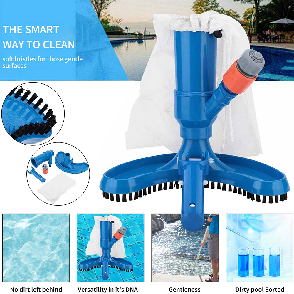 Swimming Pool Vacuum Cleaner Brush Suction Head Hot Tub Cleaning Tools ...