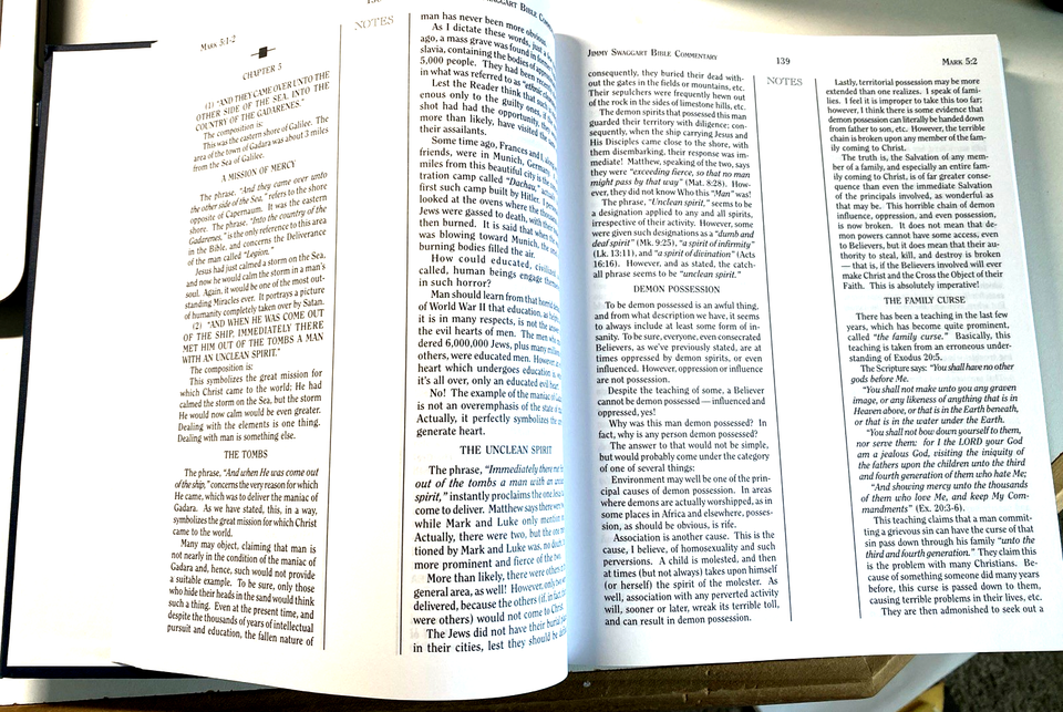 Jimmy Swaggart Bible Commentary Mark by Jimmy Swaggart | eBay