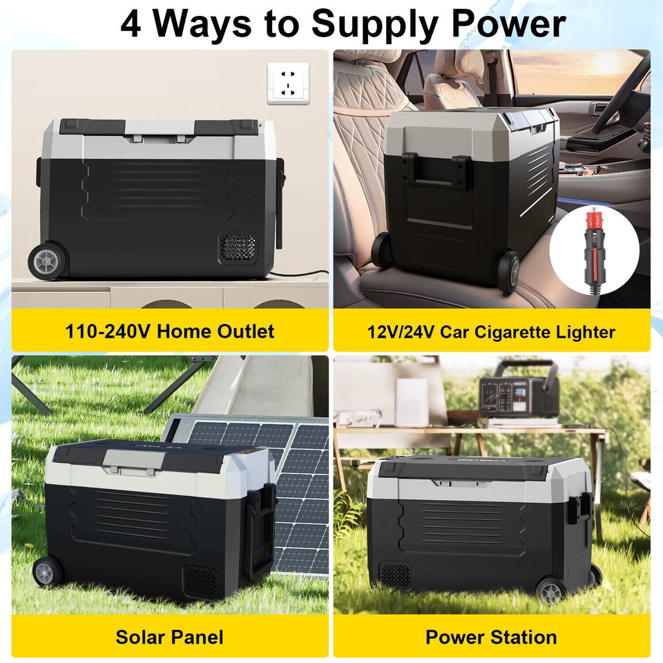 for Qt 47 Car Fridge Compressor Trip Freezer Camping Road Portable RV ...