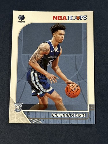 2019 20 Panini Nba Hoops Brandon Clarke Rookie 217 Memphis Clarke Rc 6759