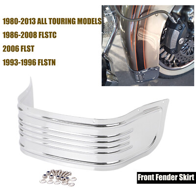 Chrome Front Fender Trim Skirt Fit For Harley Electra Glide FLHTP ...