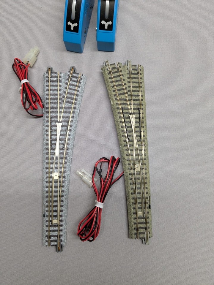 N Scale KATO UNITRACK EP 718-15° R & L electric Turnouts & Controllers (#1) | eBay