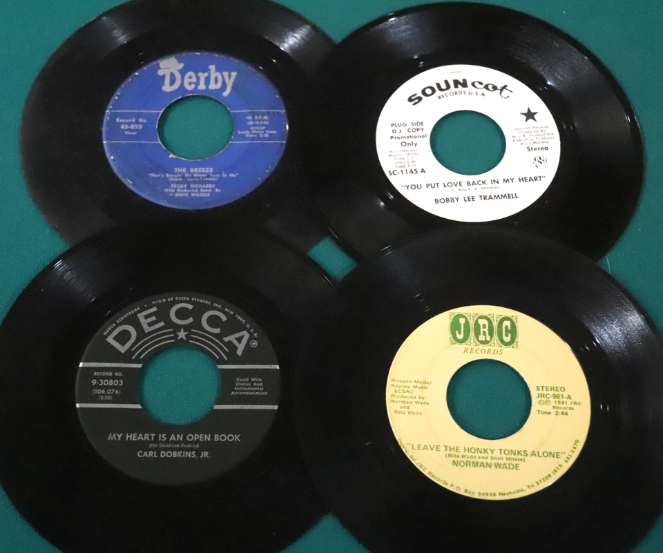 Lot 32 Different Rare / Scarce/Obscure 45 rpm Discs Varied Labels ...