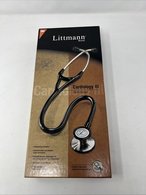 3M Littmann Cardiology III Stethoscope 3128 Black | eBay
