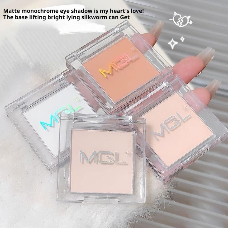 Monochrome Matte Highlight Eyeshadow Delicate and Durable Eye Shadow ...