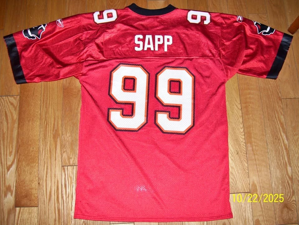 Tampa Bay Buccaneers Vintage Warren Sapp NFL Jersey Size Medium/Large ...