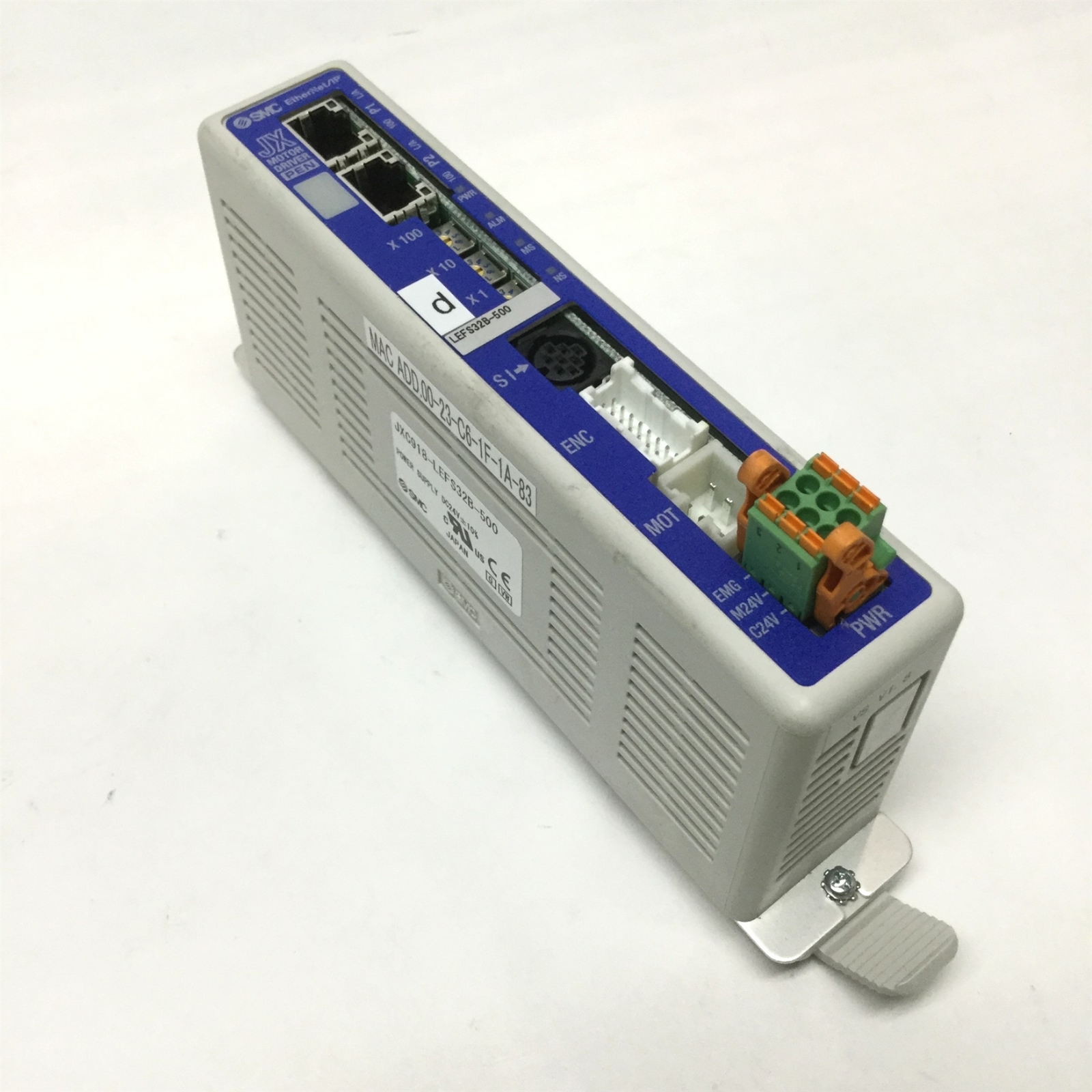 SMC JXC918-LEFS32B-500 Ethernet/IP Step Motor Motion Actuator ...