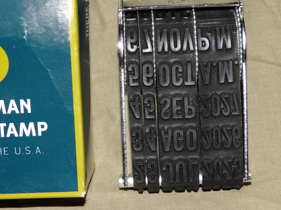 Pullman Band Stamp - Heavy Duty Special Dater Stamp Spanish Date Style ...