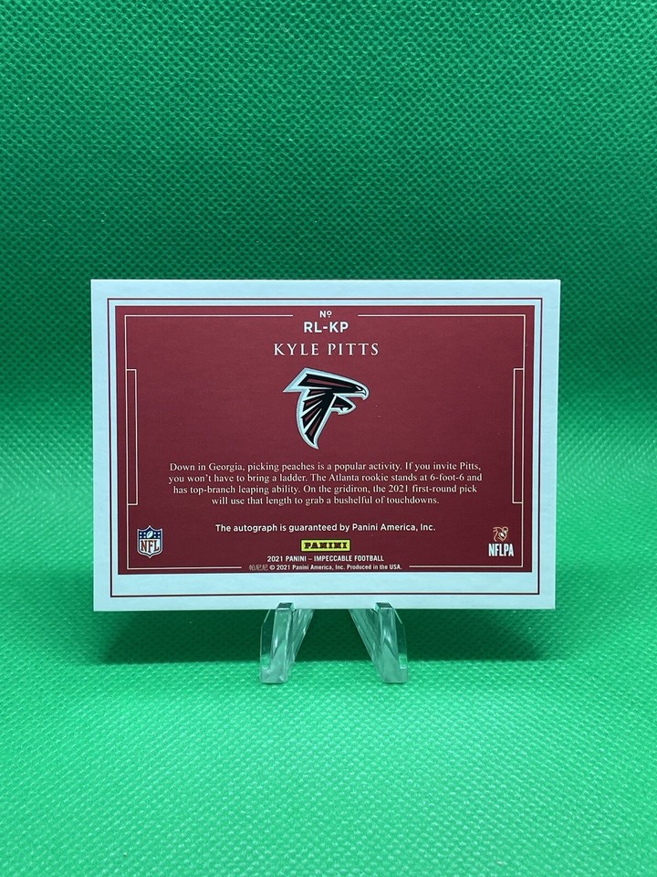 Kyle Pitts Rookie Auto 2021 Impeccable Landscape #/35 Autograph RC ...