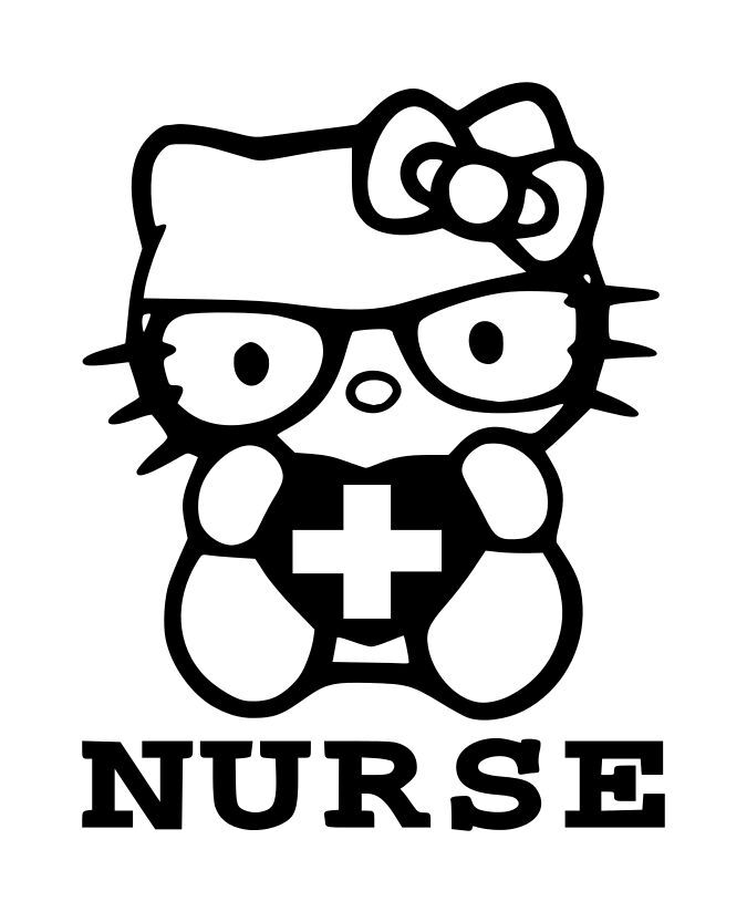 Krankenschwester Hello Kitty Malvorlagen