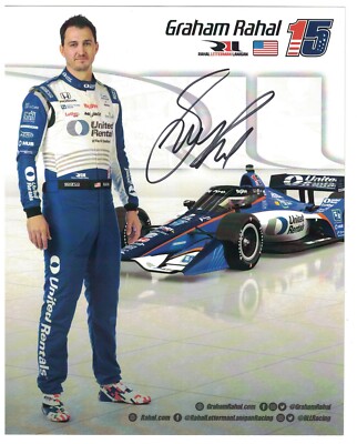 Graham Rahal Indycar Signed Autographed 8 x 10 Photo Racing Driver B | eBay