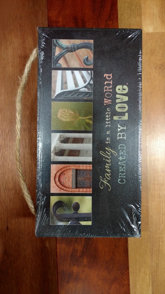 New! P. Graham Dunn wooden Family wall hanging motto Free Shipping! | eBay
