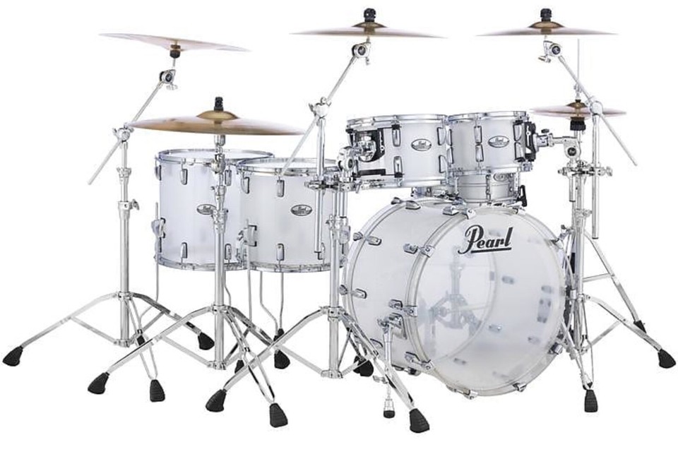 Pearl Crystal Beats 6pc shell pack with DRUMLITE internal lighting ...