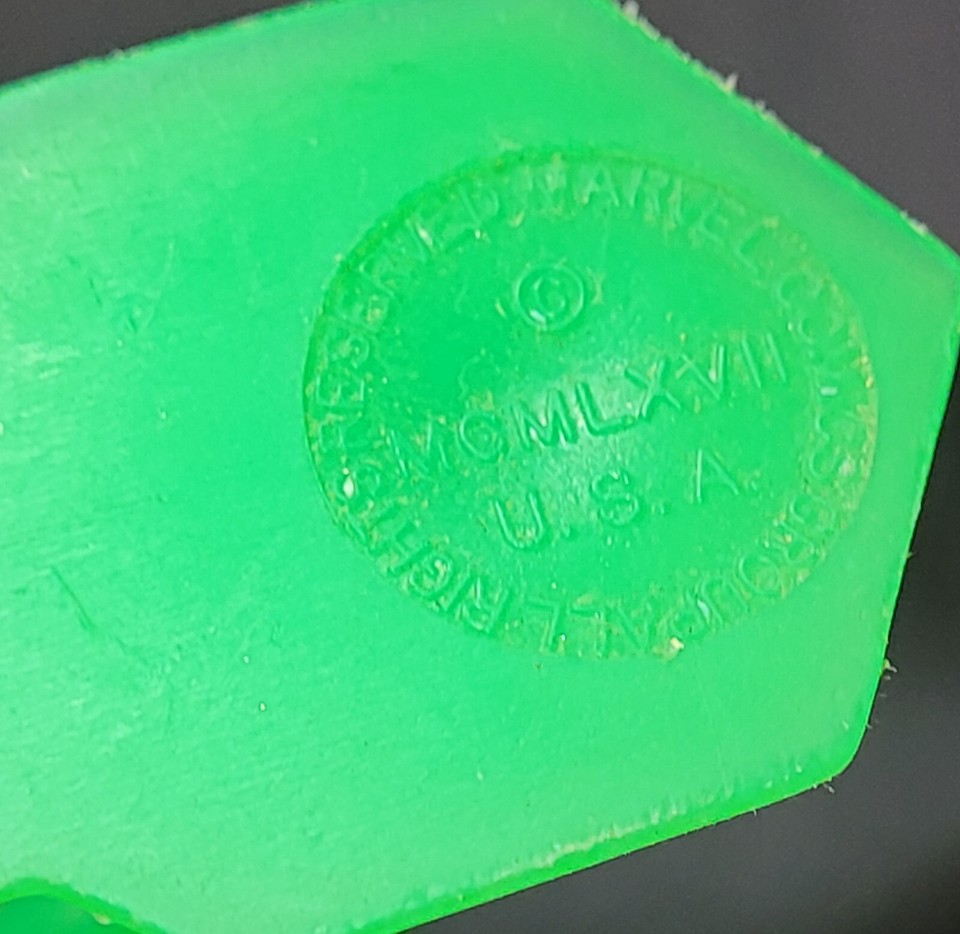 MARX Vintage Marvel Action Figure 6-inch Captain America Green | eBay