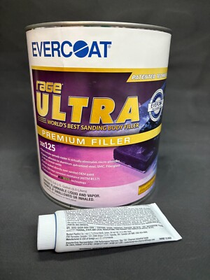 Evercoat 100125 Rage Ultra Premium Body Filler Gallon, WITH HARDENER | eBay