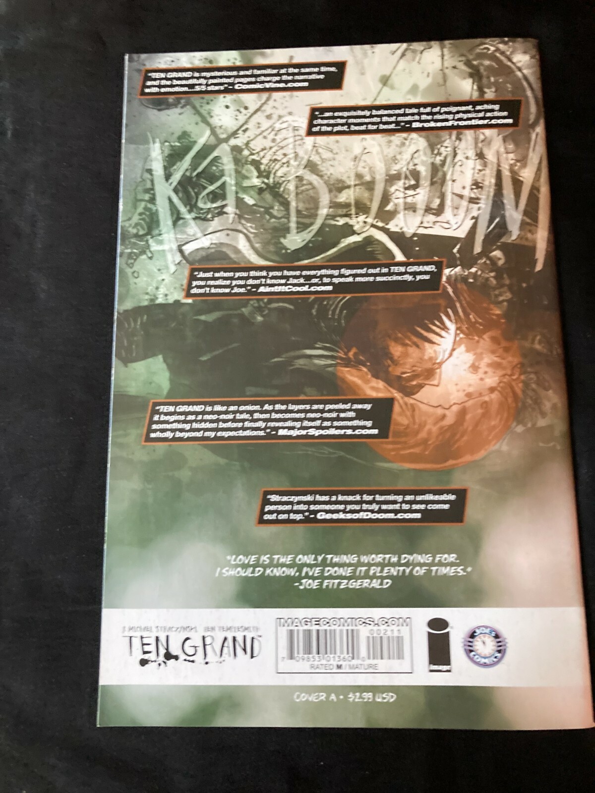 COMIC BOOK: IMAGE COMICS JOE'S COMICS TEN GRAND 709853013600 #2 JUN ...