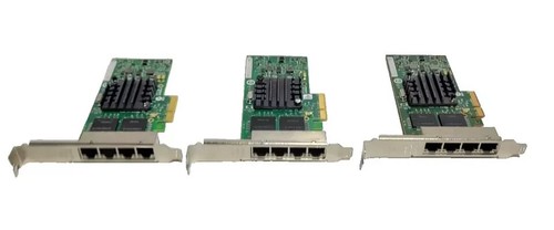 LOT OF 3 - INTEL (R) ETHERNET ADAPTER MODEL: I340-T4 QUAD-PORT CARD | eBay