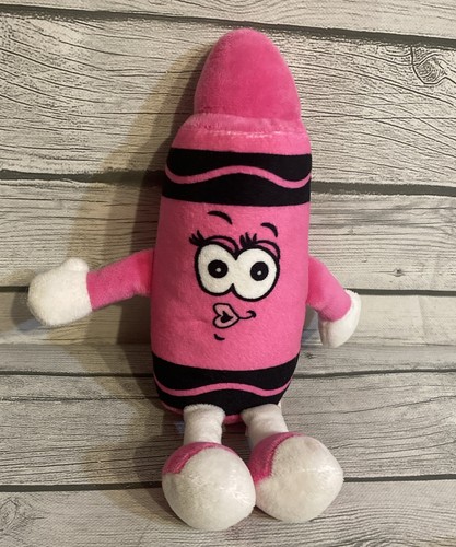 Crayola Shocking Pink Crayon 10” Plush Stuffed Toy Hallmark | eBay