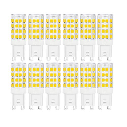 G9 LED Bulb 5W, 40W G9 Halogen Bulb Replacement, 420LM, 12 Daylight ...