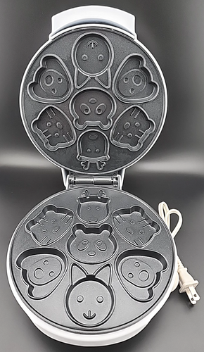 Waffle Wow! Animal Friends Waffle Maker – 7 Cute Animal Shapes ...