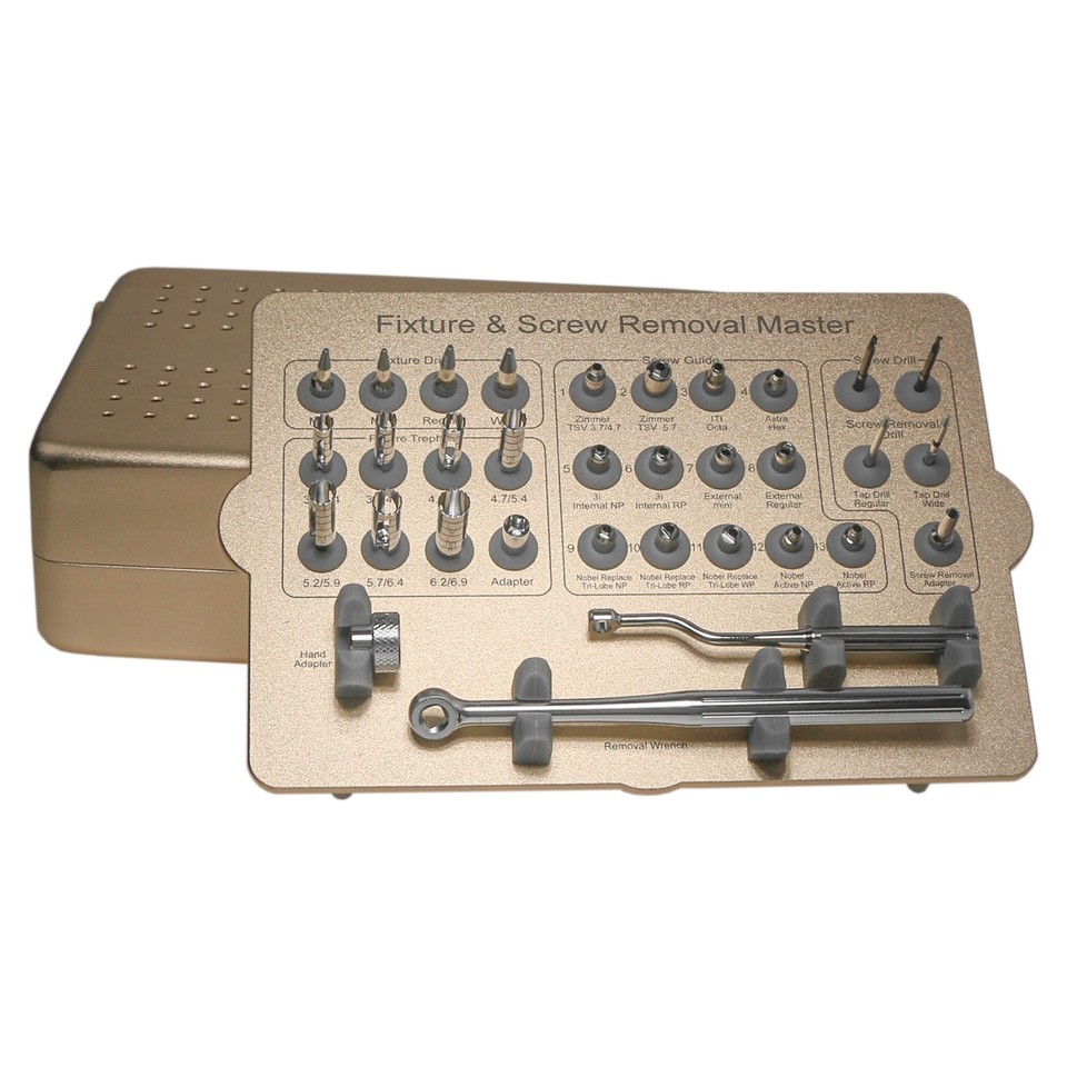 MCT Implant Dental Fixture Fractured Screw Removal Kit FSRK-02 ...