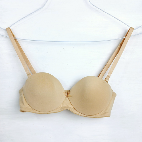 Express Intimates Women's Tan Strapless Bra 32A Underwire Boned | eBay