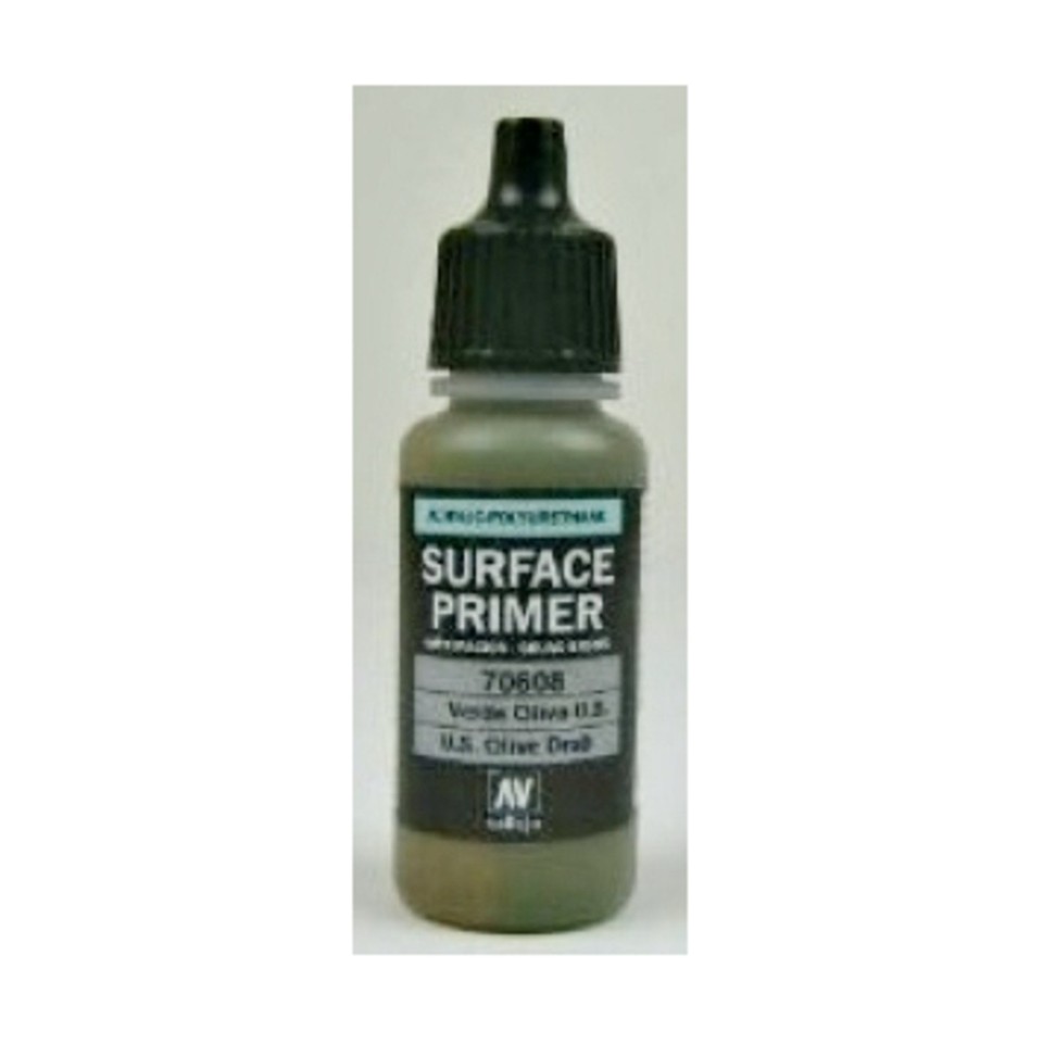 Vallejo Primer Surface Primer - US Olive Drab (1/2 oz.) New | eBay