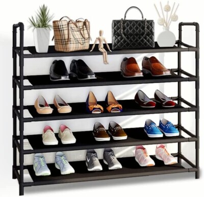 ComHoma Shoe Rack 5-10 Tiers Large Shoe Rack Organizer Space Saving ...