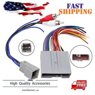Car Stereo Radio wiring Harness Adapter Plug Kit for Ford Explorer F150 ...