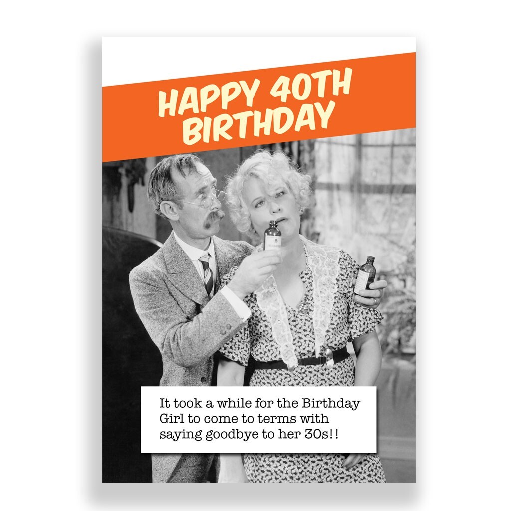 40th Birthday Memes Personalised 40th Birthday Card Funny Rude Joke