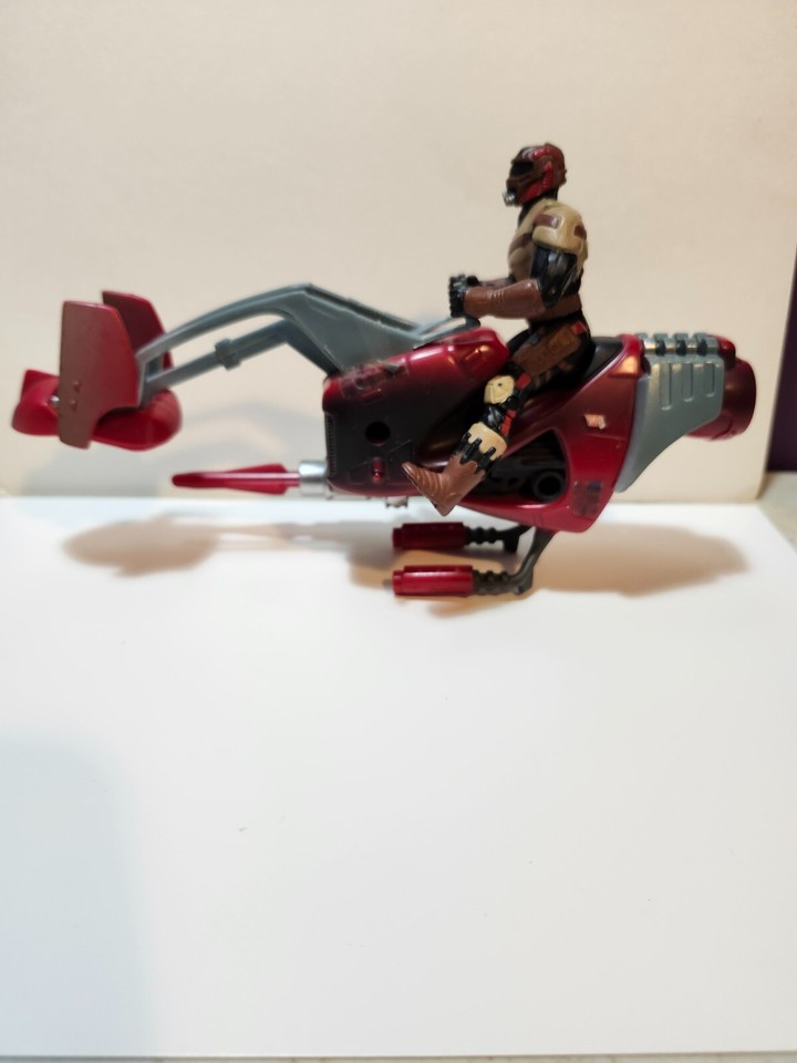 Swoop Speeder Bike w Rider 1996 Shadows of the Empire STAR WARS LOOSE ...