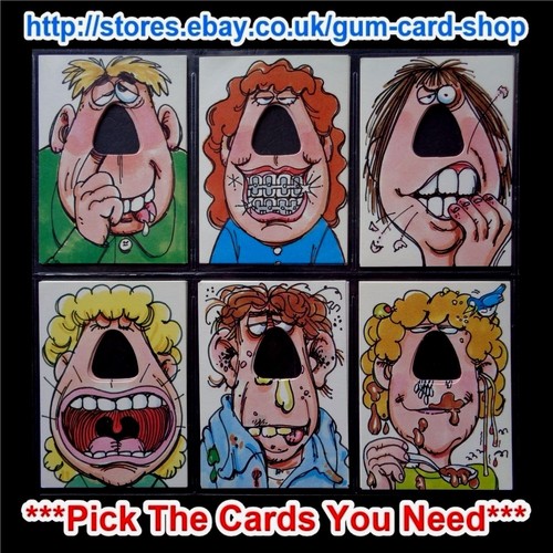 CONTINENTAL CANDY - SNOOTS - NOSE KIDS 1989 (G) *PLEASE SELECT CARDS ...