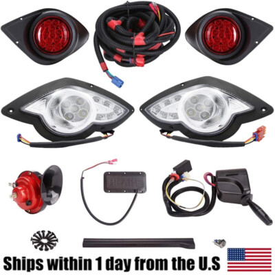 Golf Cart LED Light Kit for Yamaha G29 Drive, Street Legal With Turn ...