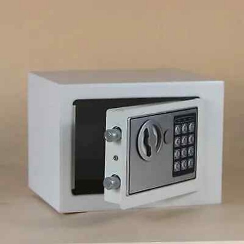 Household Mini Steel Safes Money Bank Keep Cash with Key Digital Safe ...