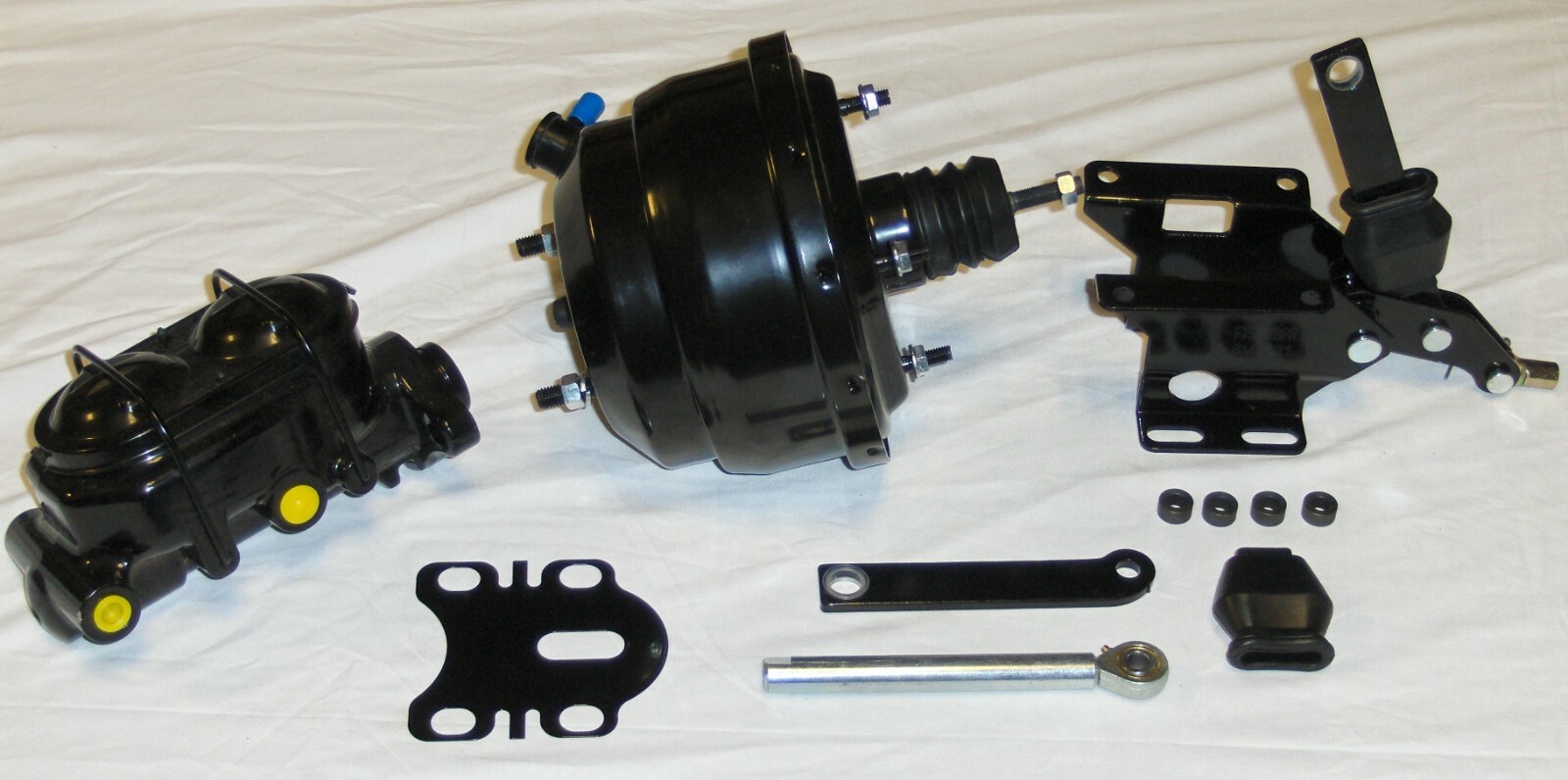 1957-77 Ford F-100 Truck Black Power Brake Booster Master Cylinder ...