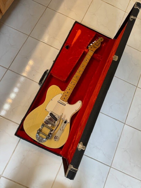 1975 Fender Telecaster w/factory Bigsby blonde finish with OHSC | eBay