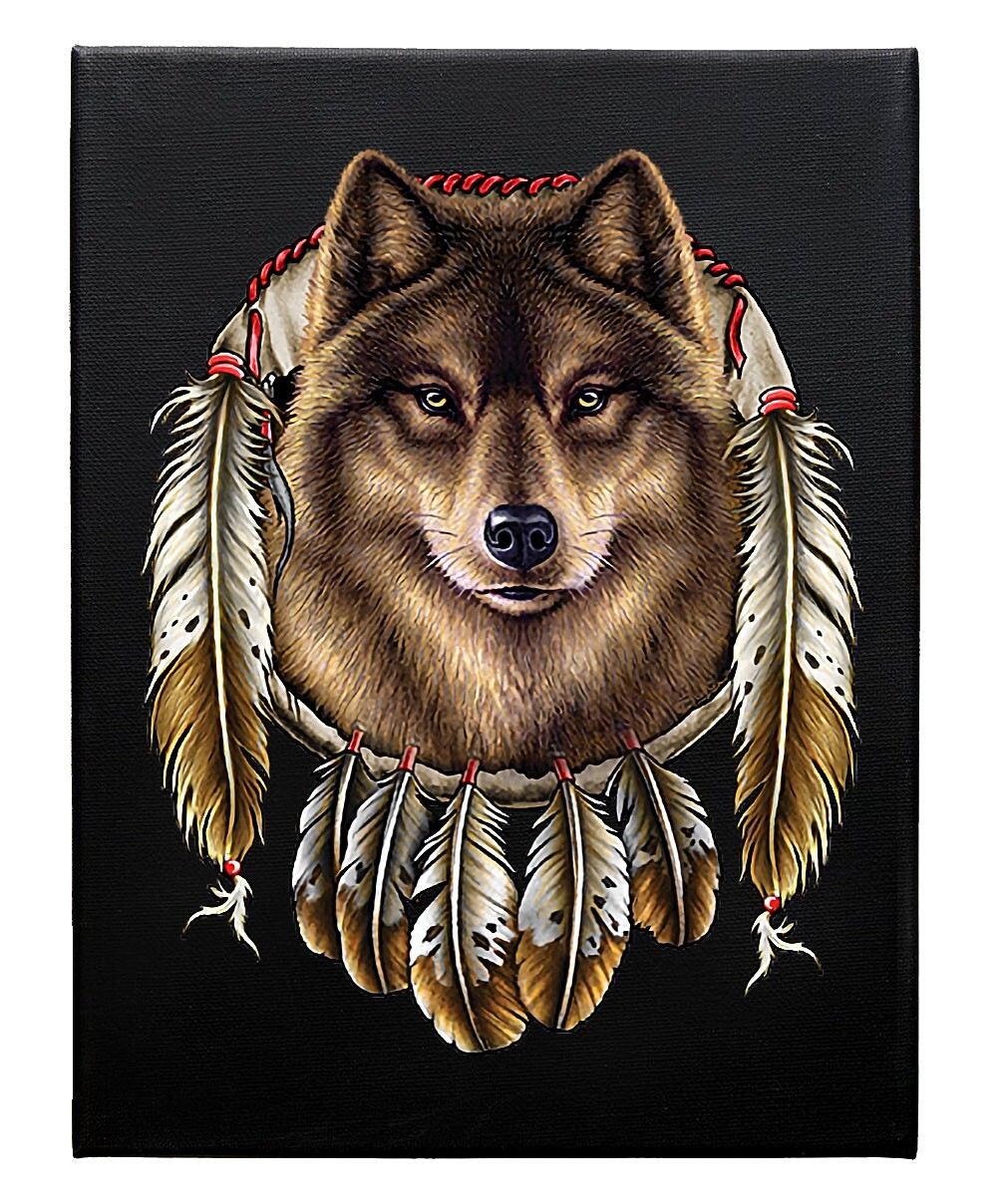 Native Wolf Art
