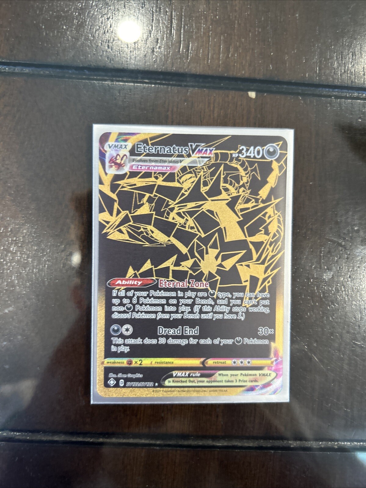 Eternatus VMAX SV122/SV122 MINT/NM Secret Ultra Rare Pokemon Cards ...
