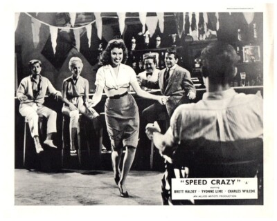 Speed Crazy Original Lobby Card 1959 Brett Halsey Yvonne Lime sexy dance | eBay