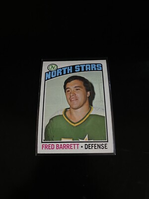 FRED BARRETT 1976 TOPPS HOCKEY CARD NORTH STARS NRMT+ 249 PWE | eBay