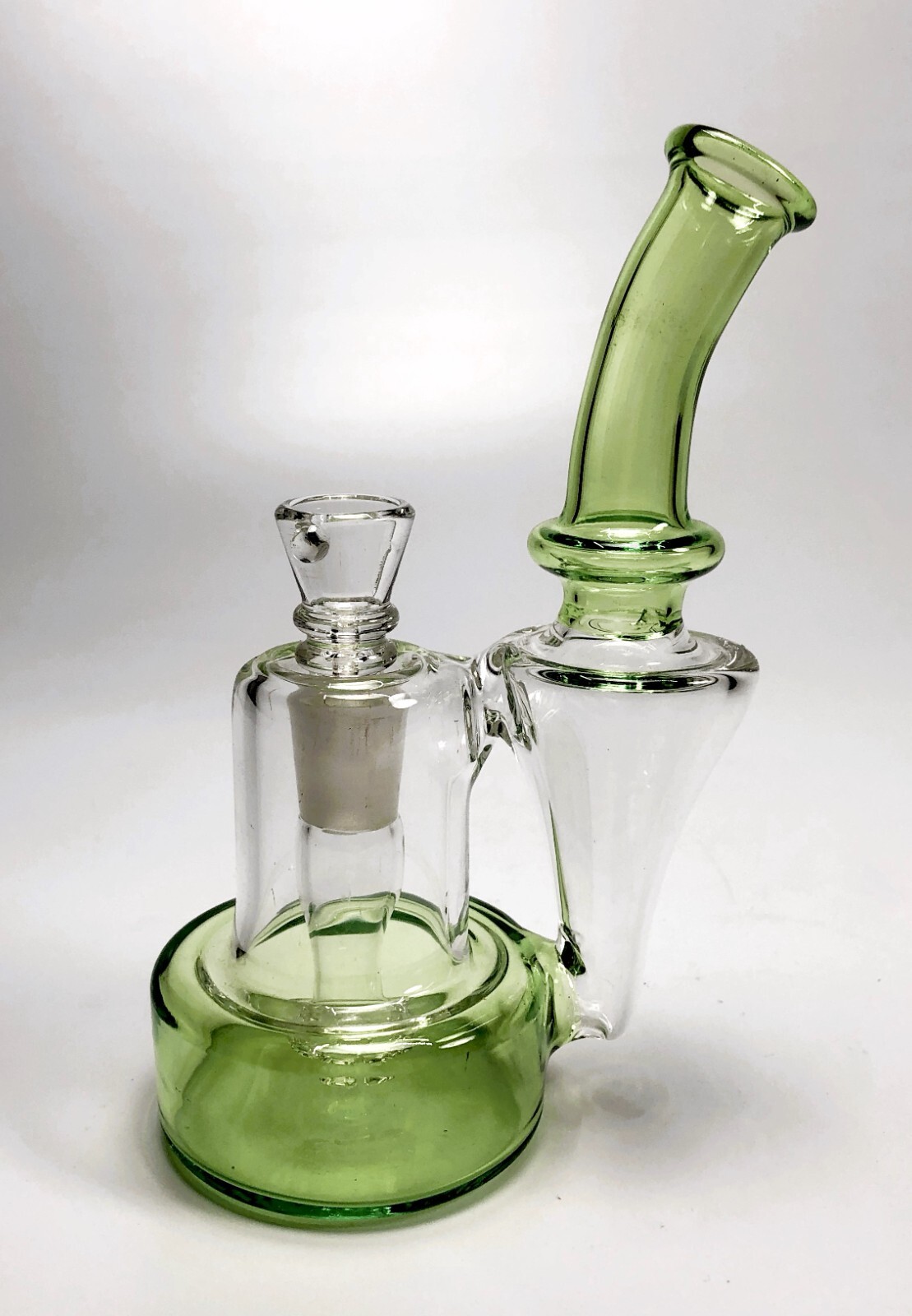 6" Mini Neon Green RBR Recycler Premium Tobacco Smoking Water Pipe ...
