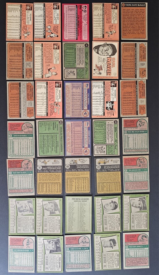 1969 Topps Set Break + Jim Palmer + 1982 Topps Traded Cal Ripken Jr ...