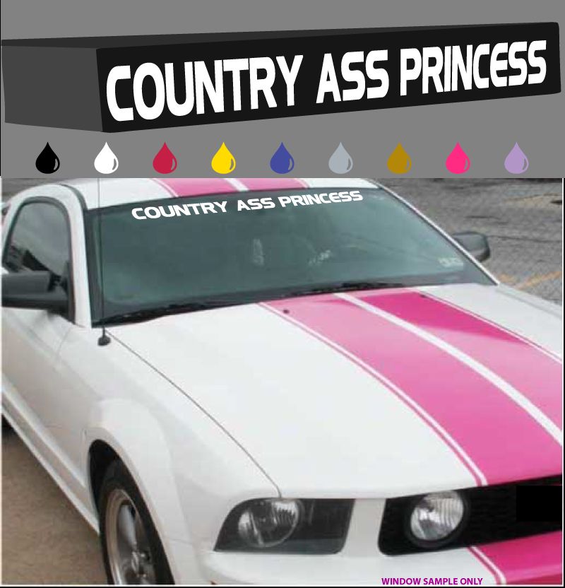 Country Girl Decals For Windshield