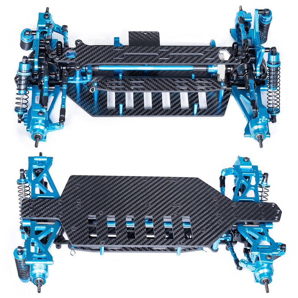 FLYXM Metal 1:10 Touring Car Chassis Frame Body Kit for TT02 Off-Road ...