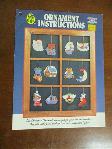 Wee Crafts - Ornament Instructions - 1996 Edition - 7 Pages | eBay