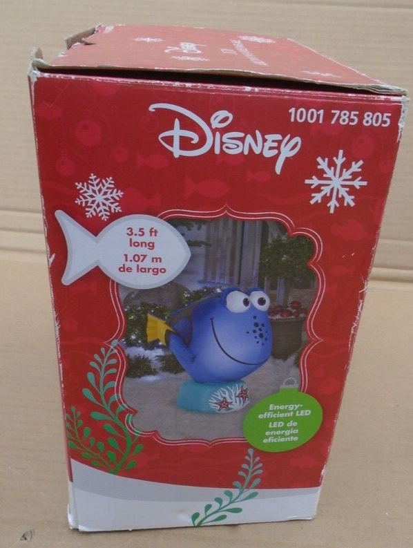 Gemmy 3.5Ft Disney/Pixar Fish DORY Led Airblown Inflatable Christmas ...